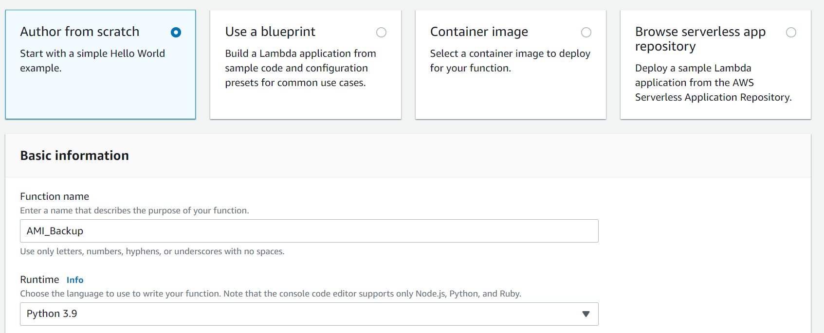 Automating Ami Backup Using Lambda And Cloudwatch