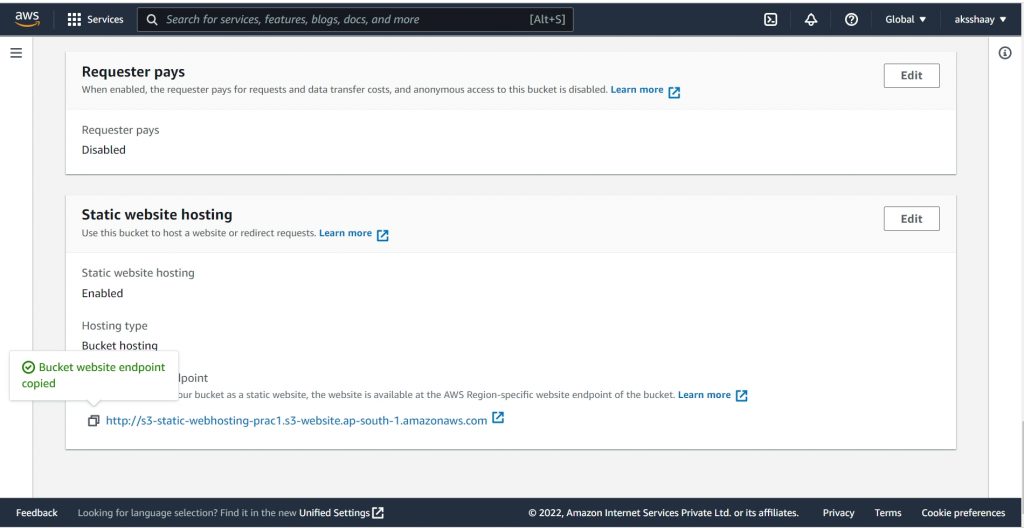 Hosting static website using S3 bucket and Route53