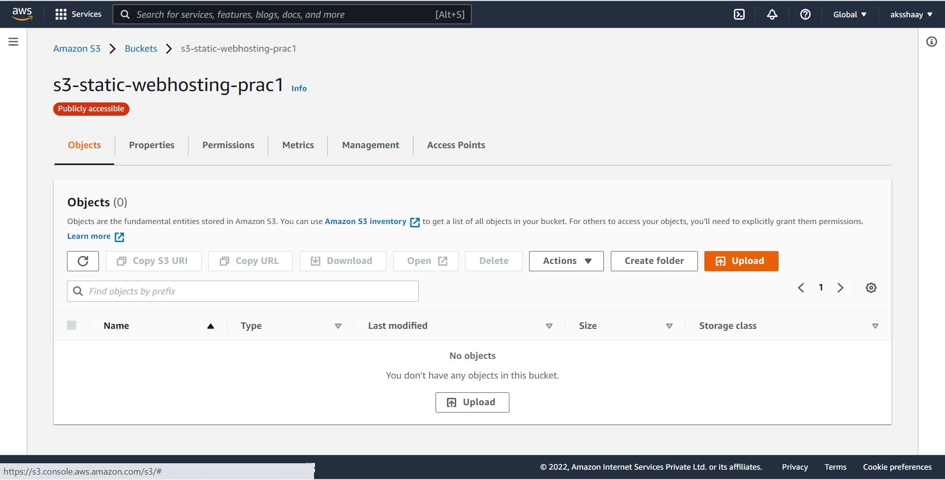 Hosting static website using S3 bucket and Route53