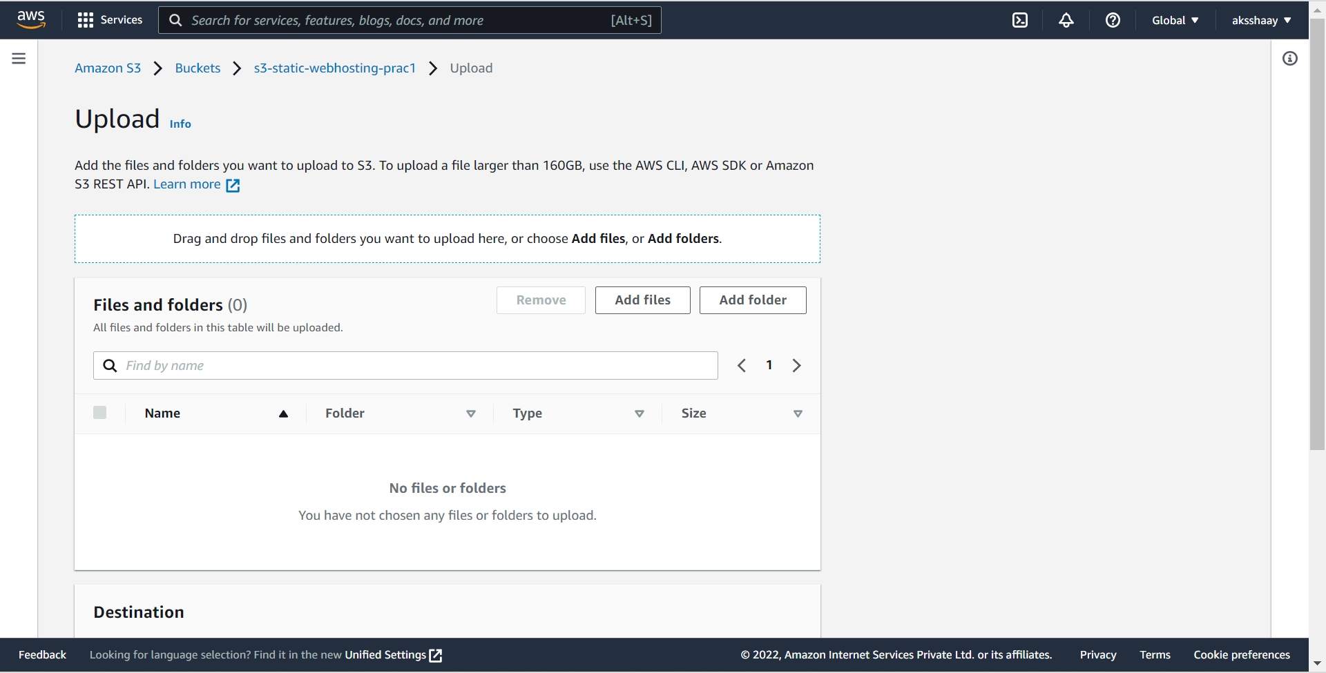 Hosting static website using S3 bucket and Route53