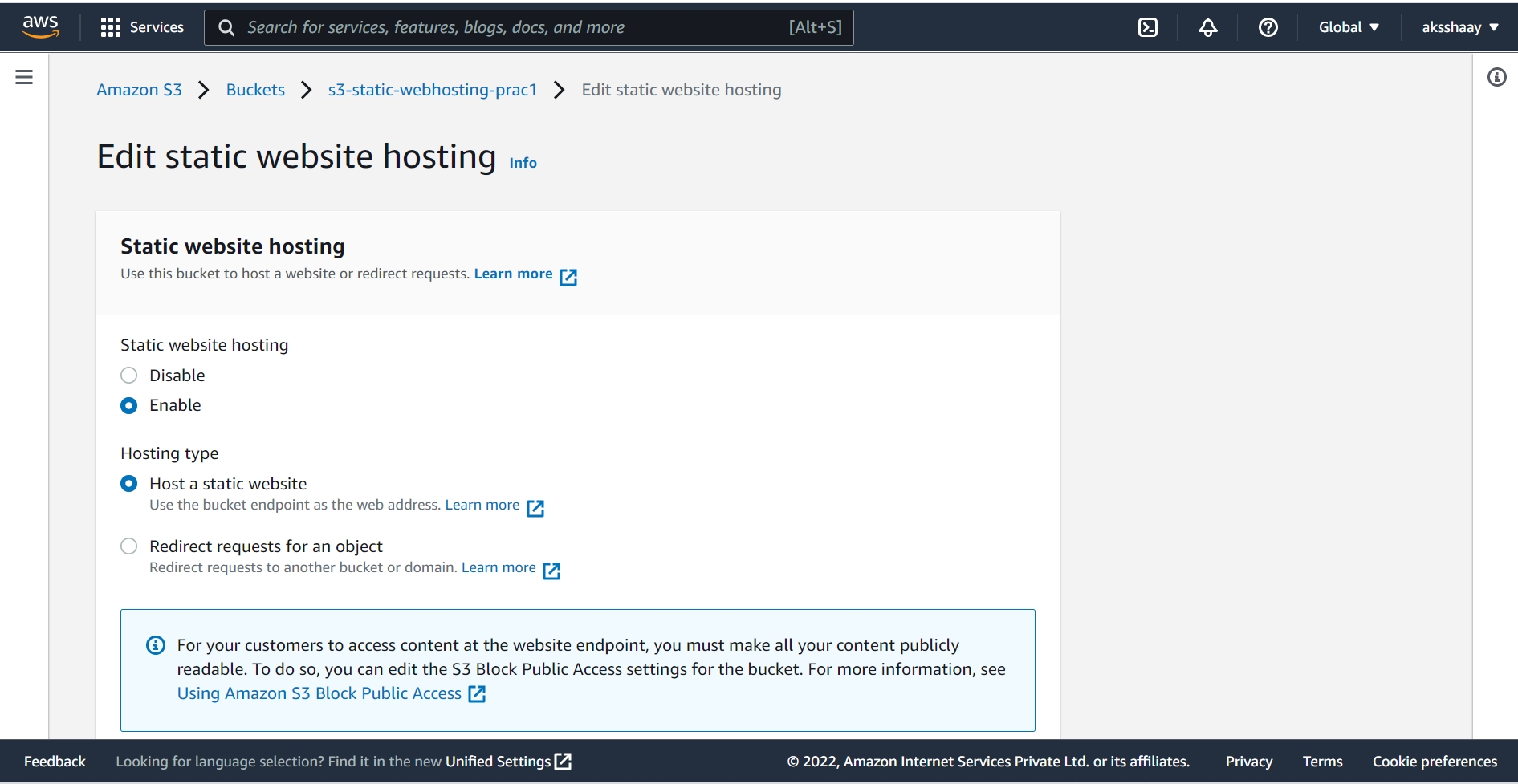 Hosting static website using S3 bucket and Route53