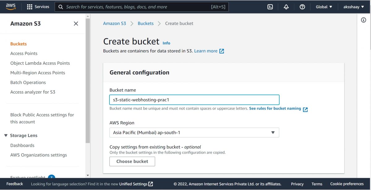 Hosting static website using S3 bucket and Route53