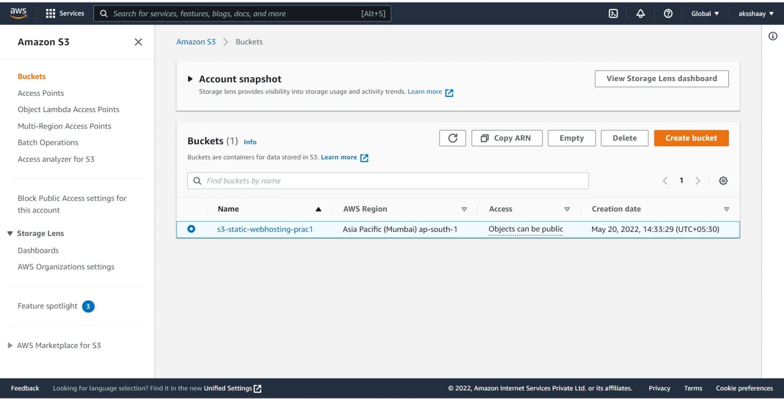 Hosting static website using S3 bucket and Route53