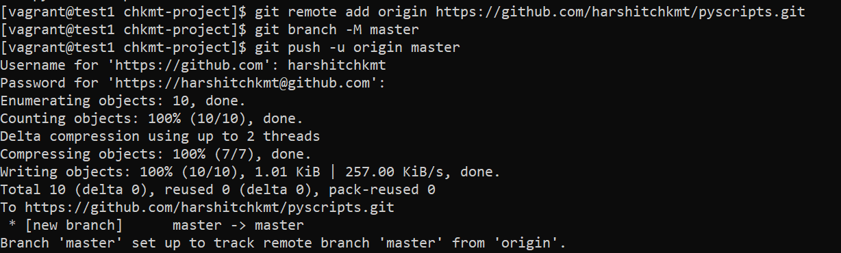 Git commands and their usecase
