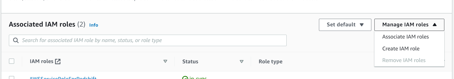 How to set up a redshift cluster