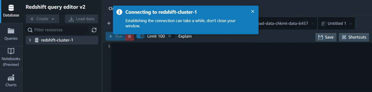 How to set up a redshift cluster