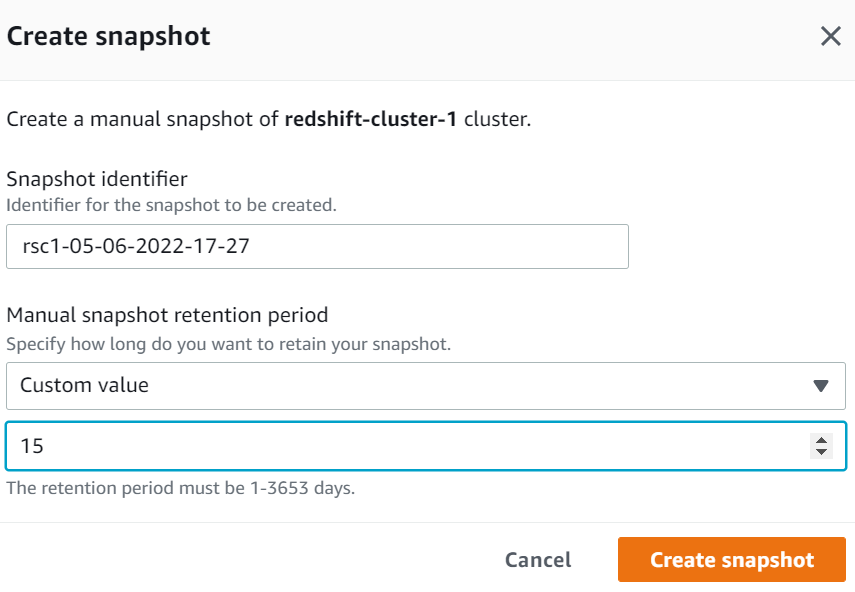 How to set up a redshift cluster