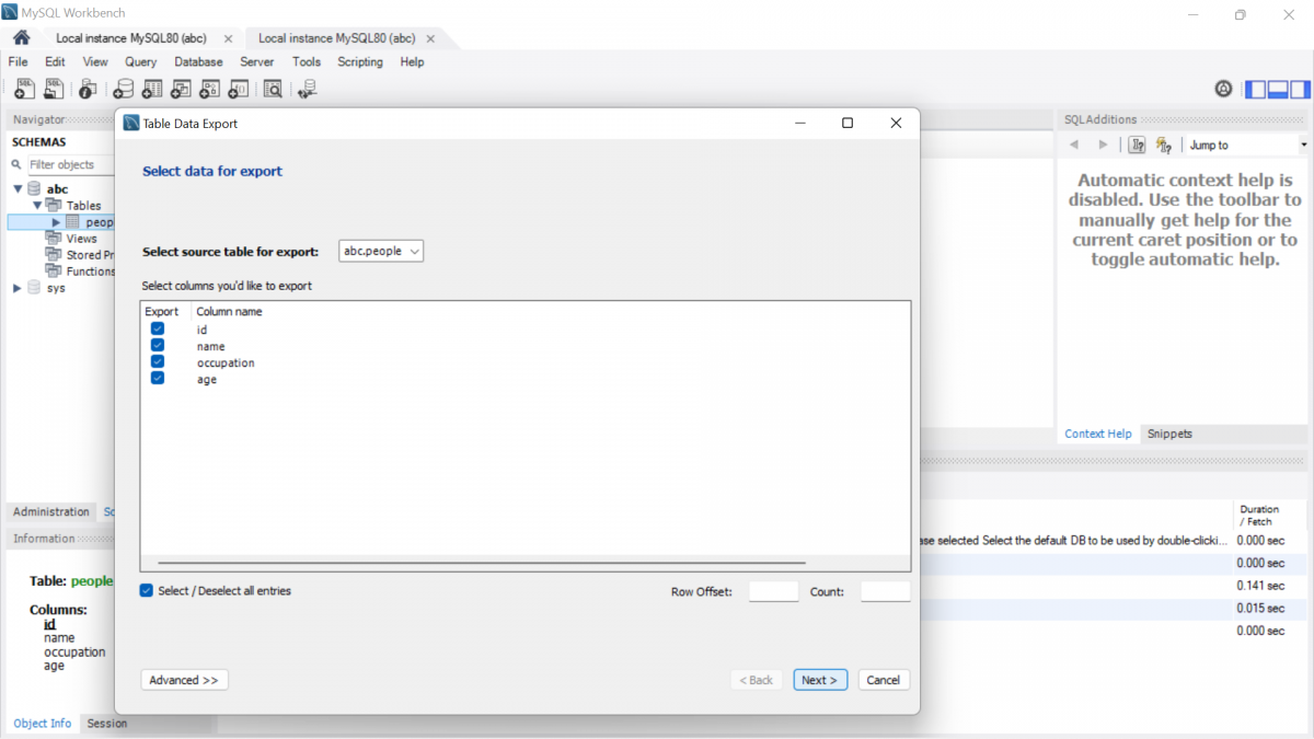 How to Export MySQL Tables to MongoDB?