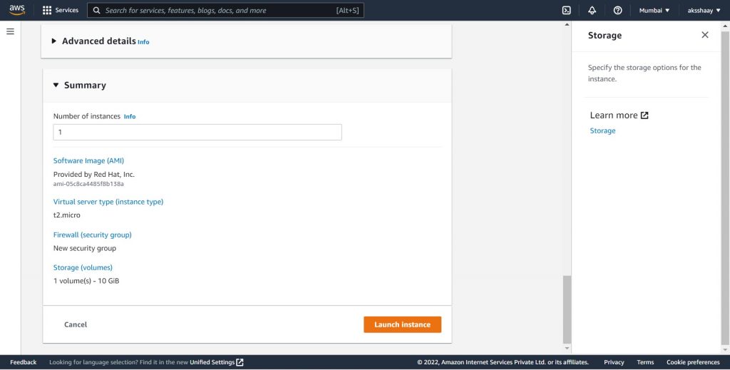 How to Launch EC2 instance in AWS