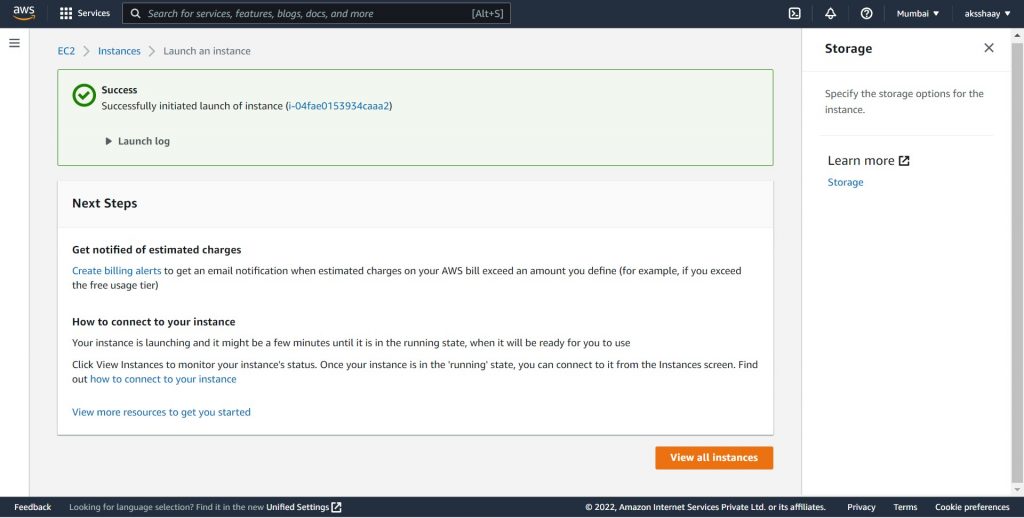 How to Launch EC2 instance in AWS