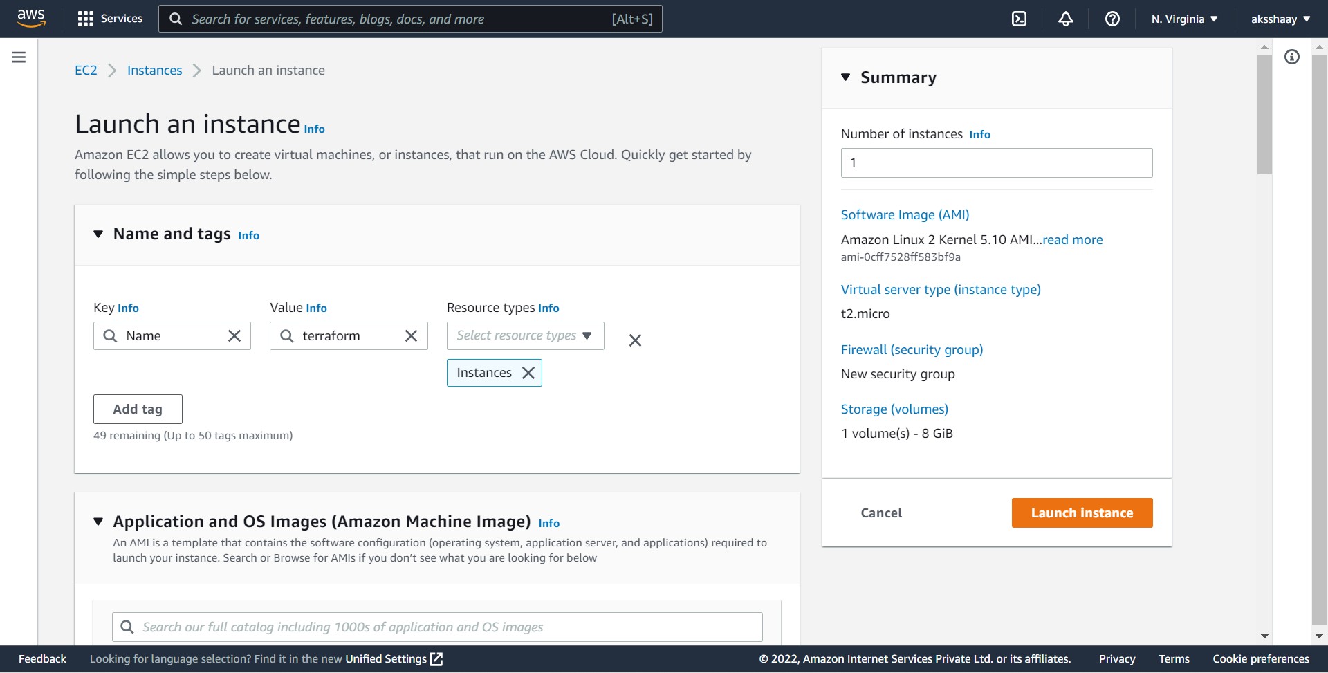 How to Launch EC2 instance in AWS