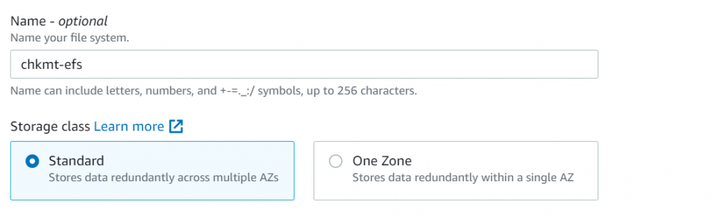 How to create and mount EFS file system
