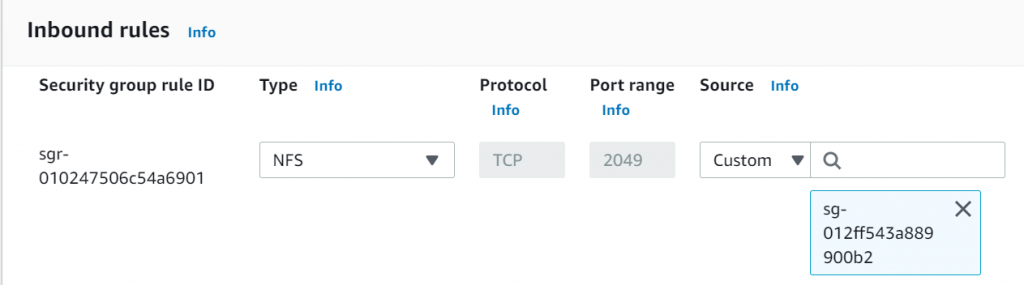 How to create and mount EFS file system