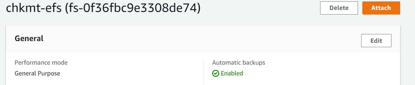 How to create and mount EFS file system