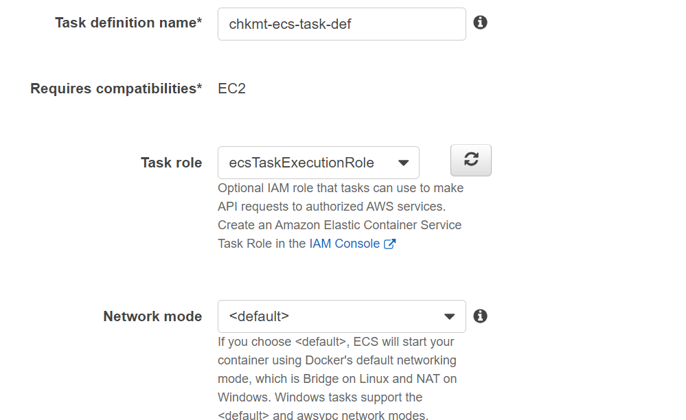 How to deploy an application on Amazon ECS