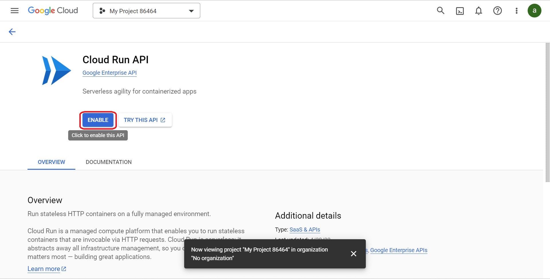 Continues Deployment to Google Cloud Run using Cloud Build