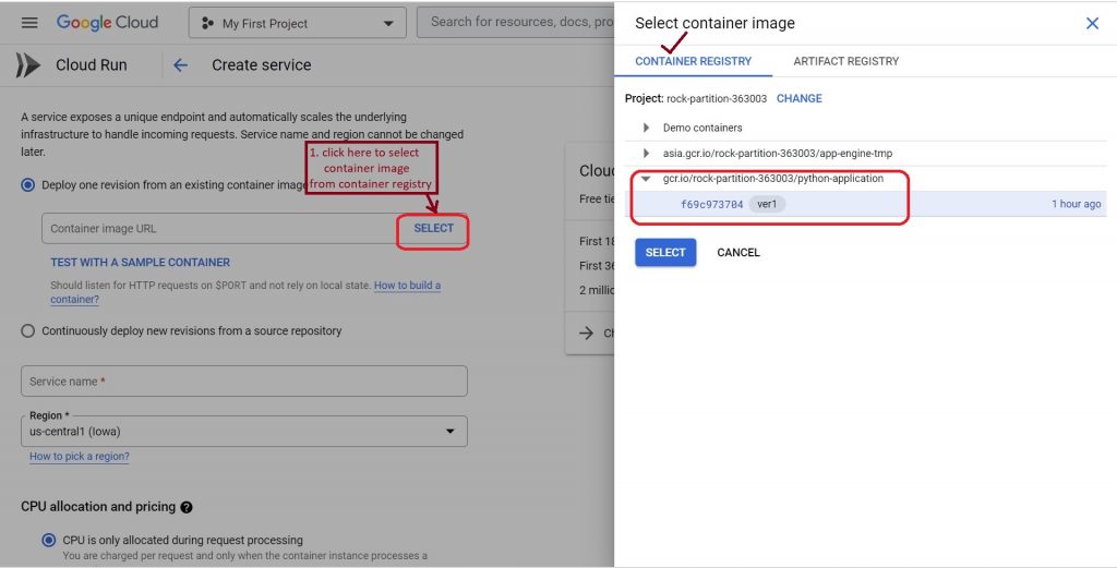 Continues Deployment to Google Cloud Run using Cloud Build