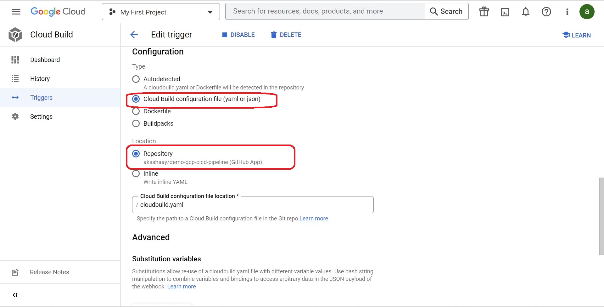 Continues Deployment to Google Cloud Run using Cloud Build