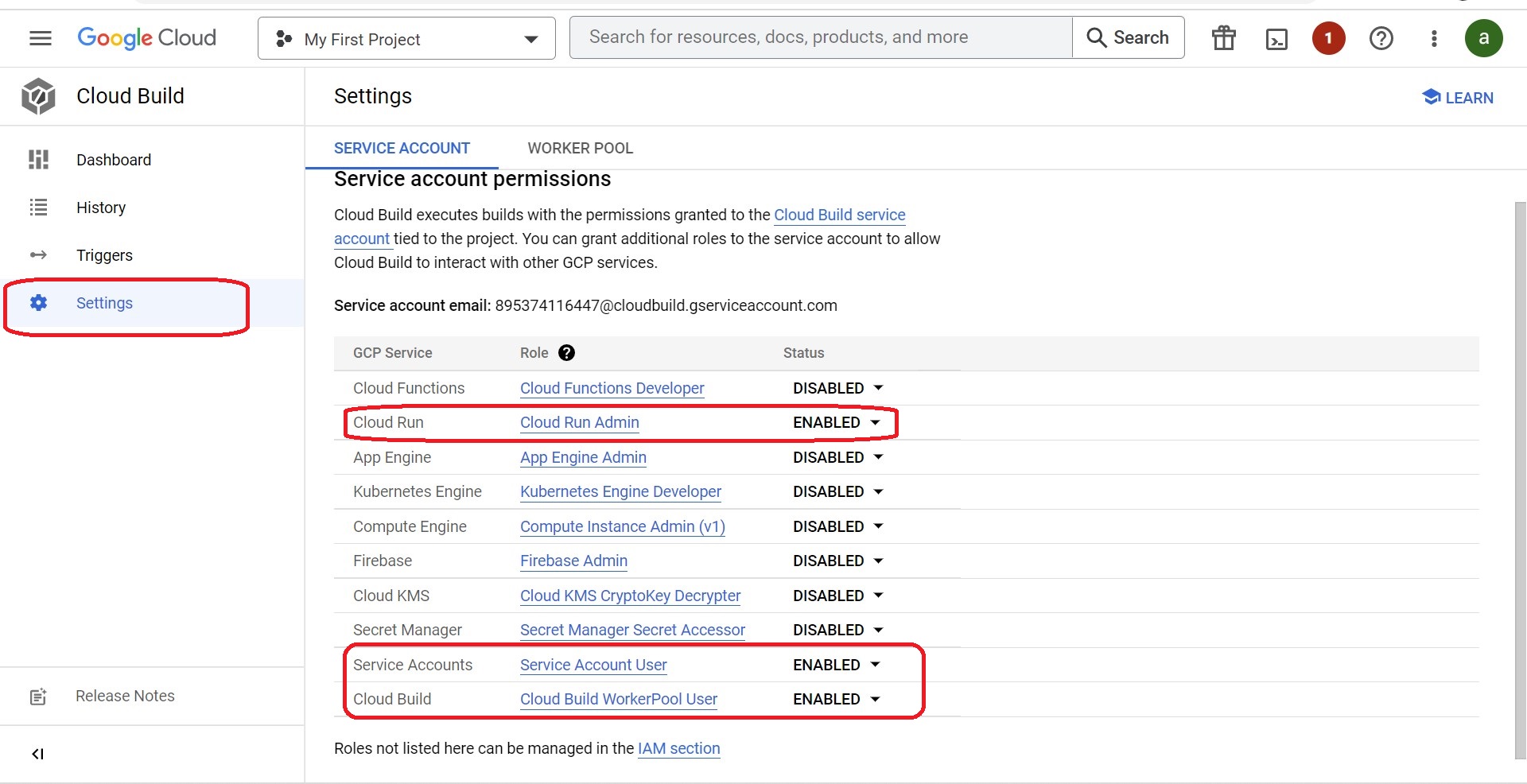Continues Deployment to Google Cloud Run using Cloud Build