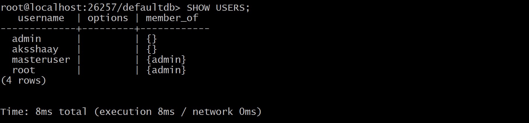Cockroach DB Working and Authorization
