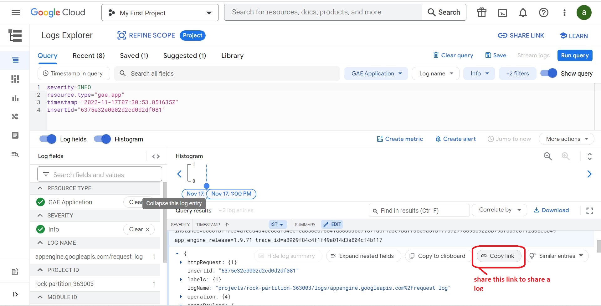 How to Setup Logging in Google Cloud Platform?