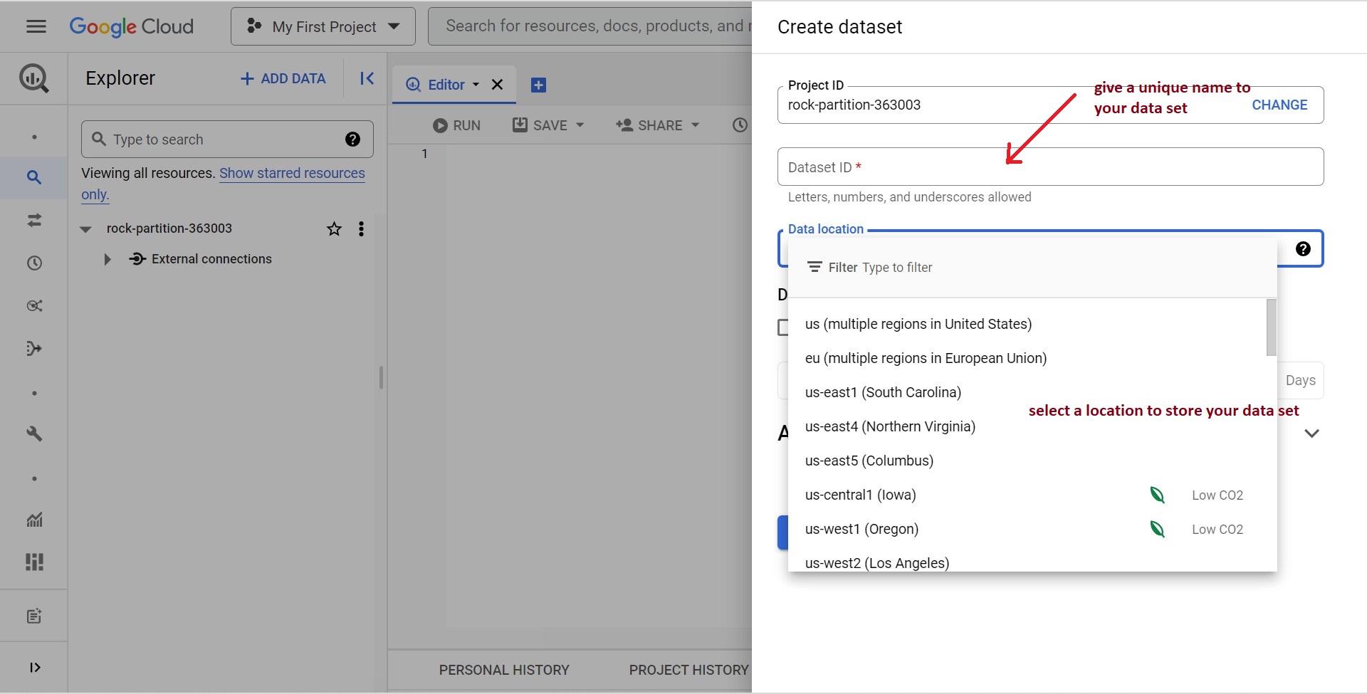 How to Export logs to Big Query (GCP)